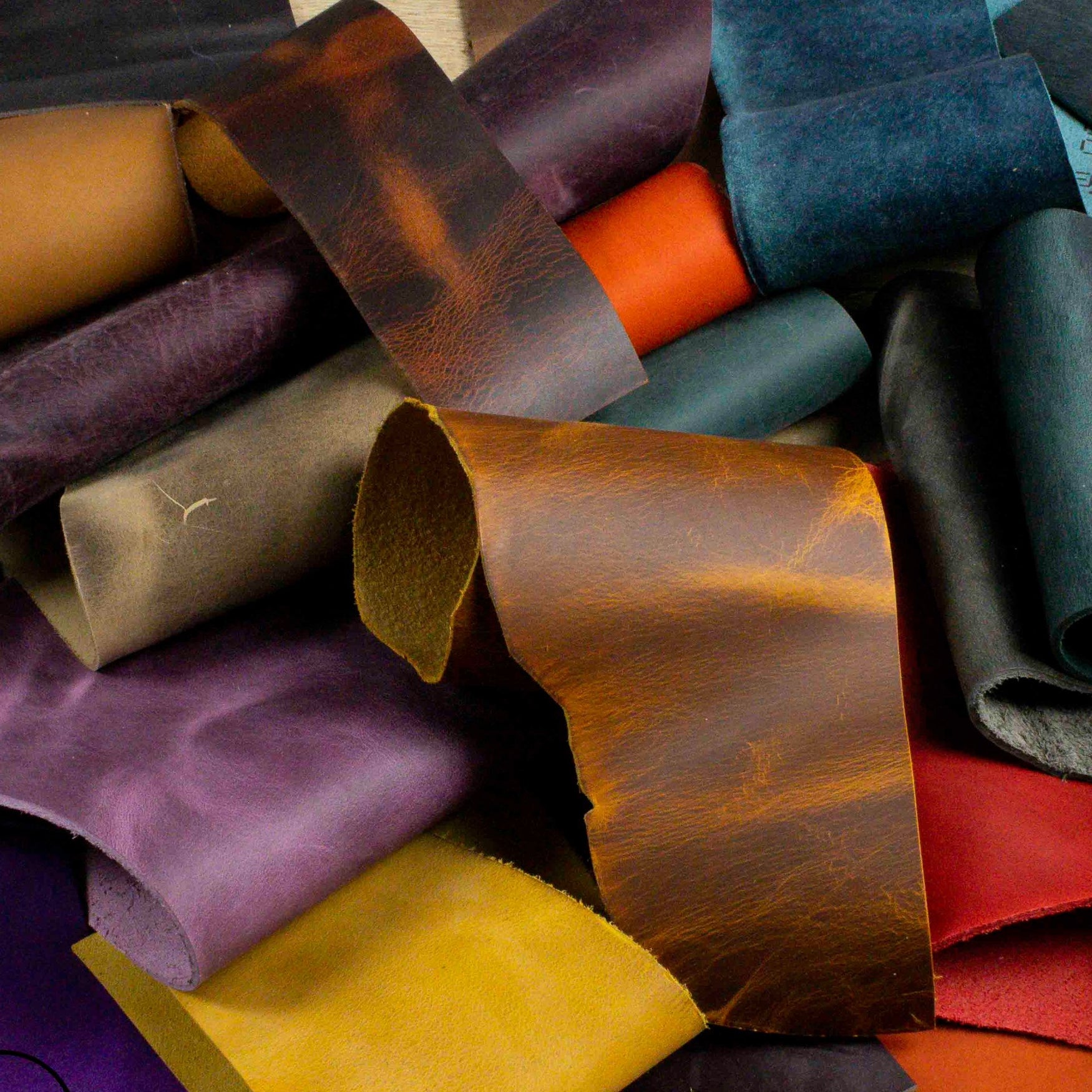 Leather Off Cuts | Perfect for small items | Leather4Craft - Leather4Craft