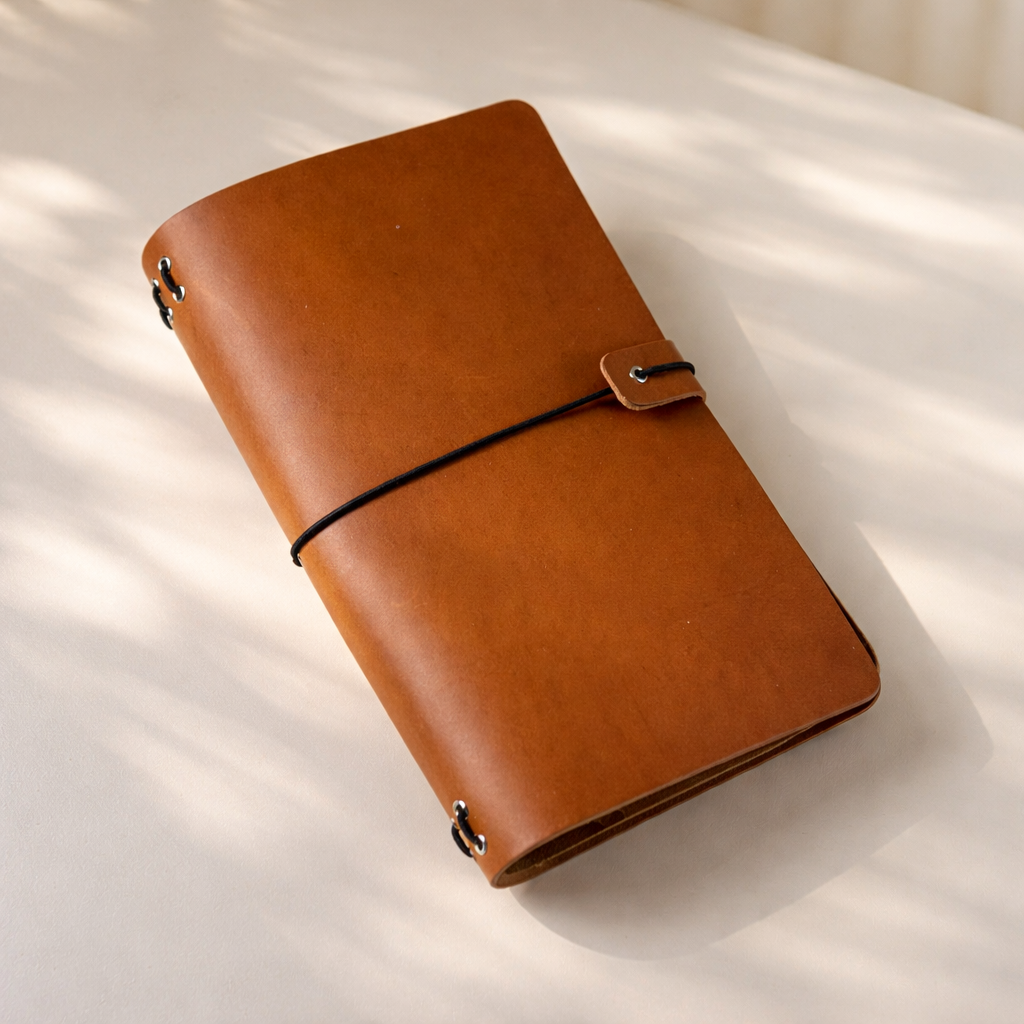 Artisanal Leather Journal/Notebook Set for Crafting - Leather4Craft
