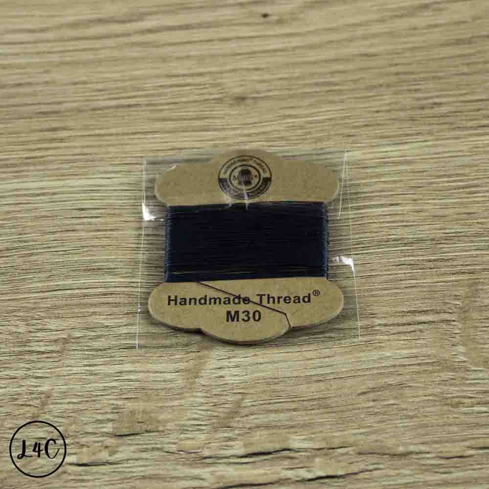 MeiSi Super Fine Waxed Linen Thread, M30, 8 meters on card - Leather4Craft